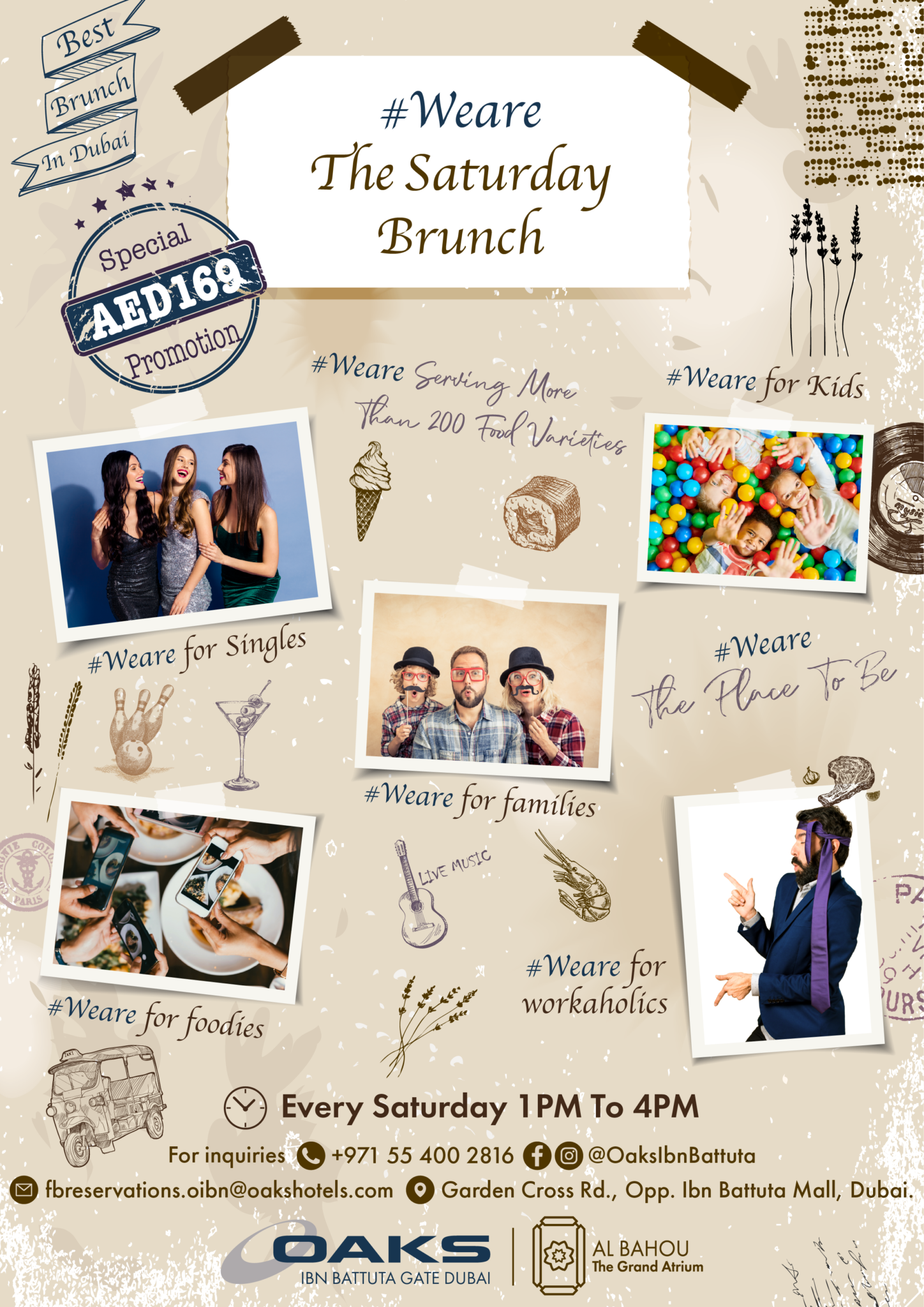 New Saturday Brunch from Oaks Ibn Battuta Gate Dubai Hotel - EurAsia ...